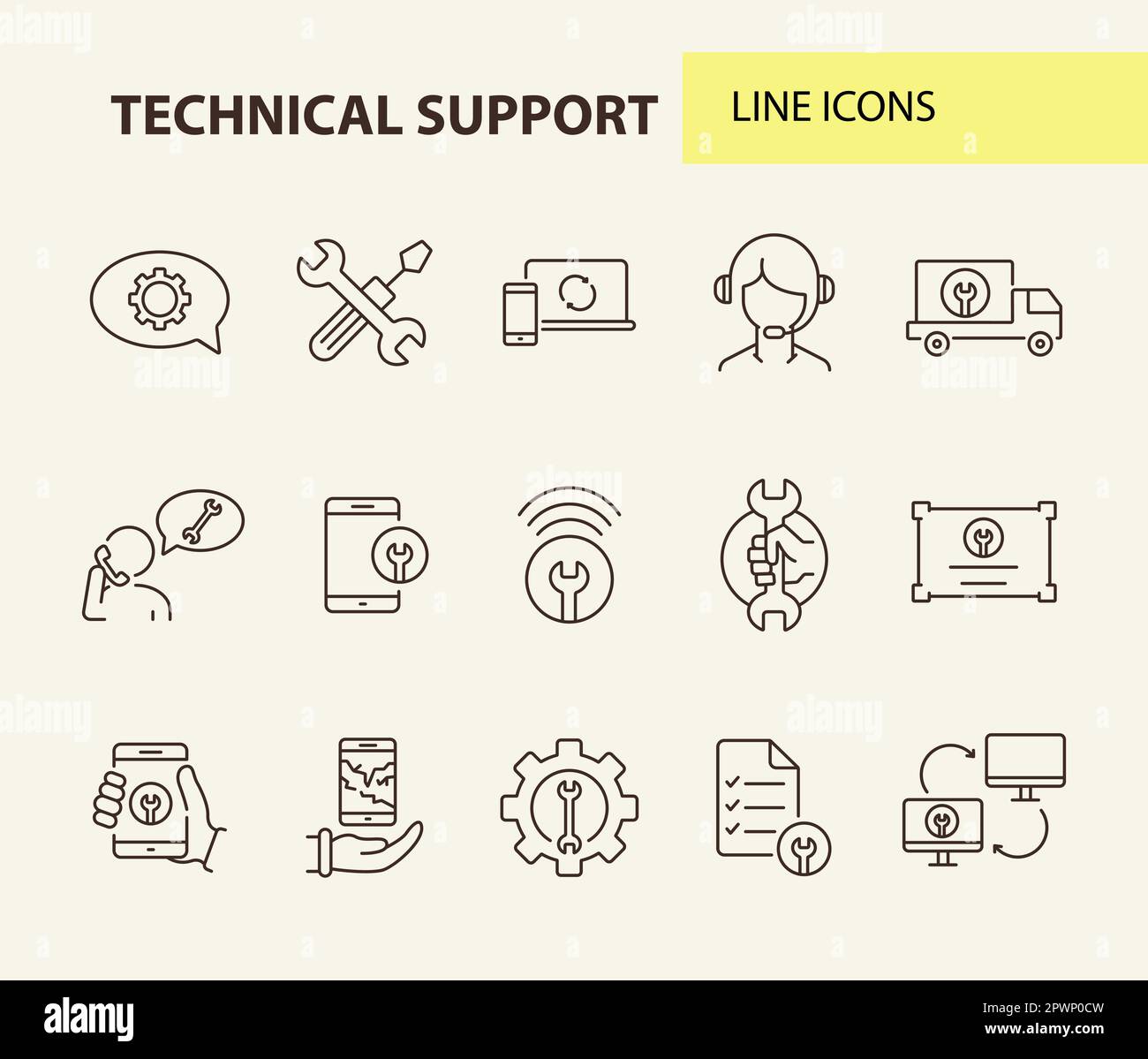 Vehicle breakdown support Stock Vector Images - Alamy
