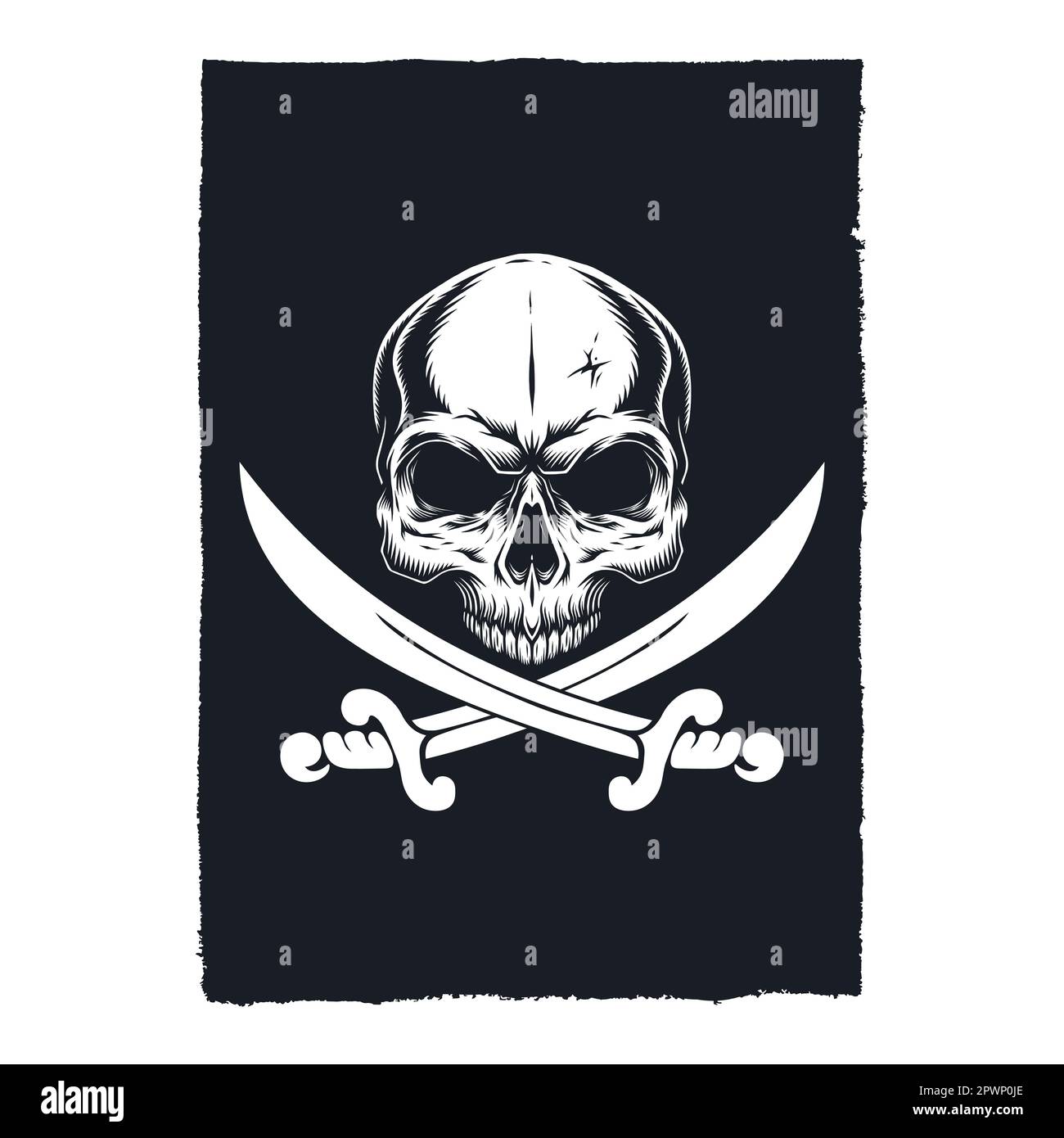 Sword and skull design vector. Editable, resizable, EPS 10, vector ...