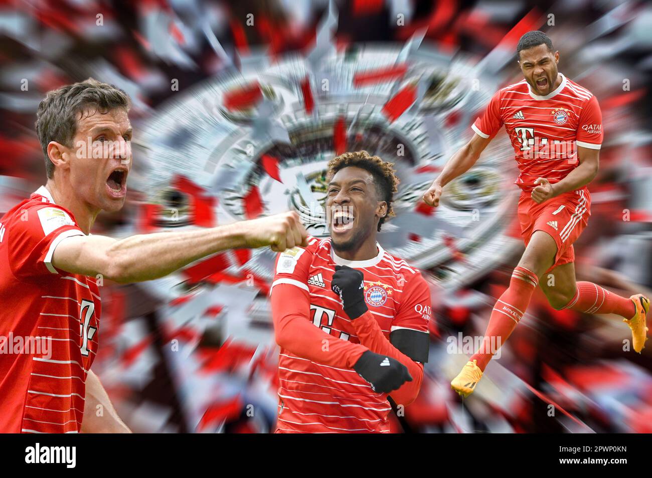 PHOTO MONTAGE: FC Bayern Munich can become German champions and win the ...