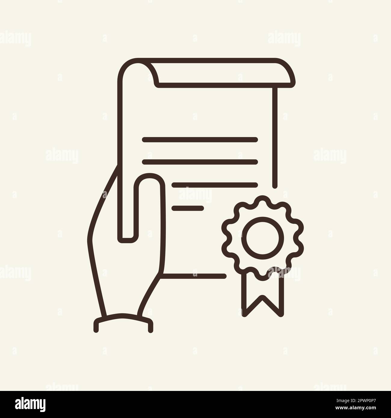 Certificate of ownership Stock Vector Images - Alamy