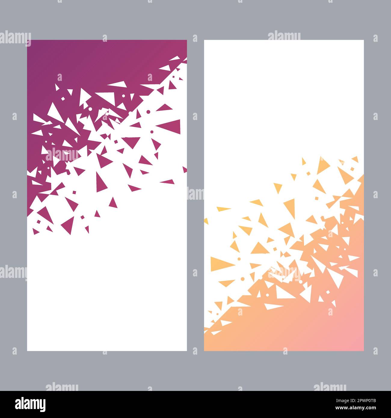 Abstract colorful banner template. Editable, resizable, EPS 10, vector ...