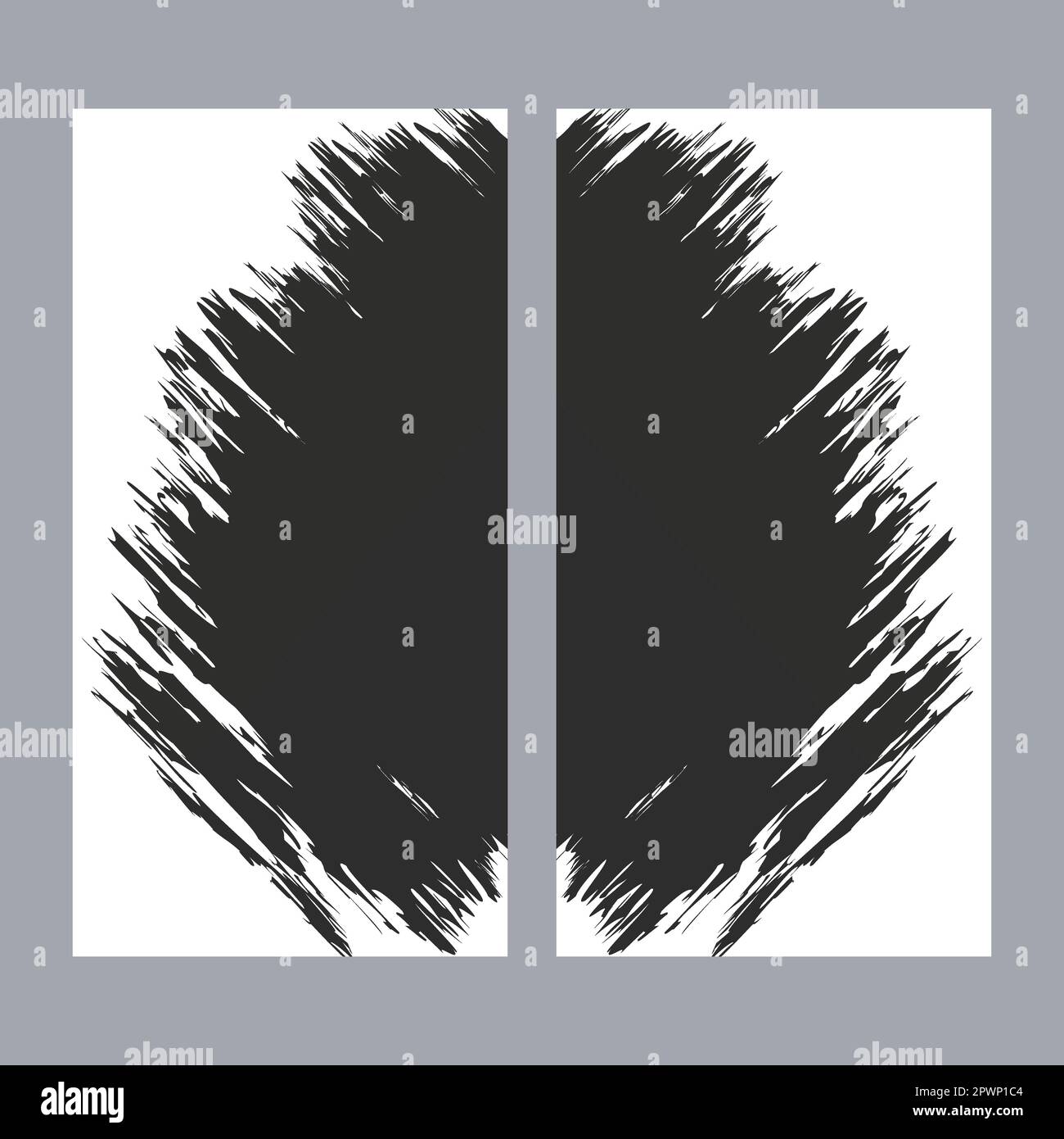 Abstract black and white banner template. Editable, resizable, EPS 10 ...