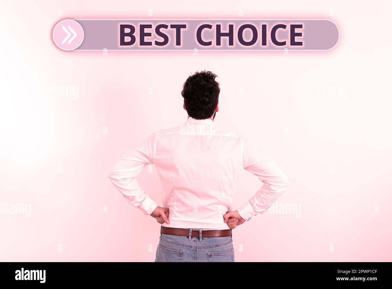 Inspiration showing sign Best Choice, Conceptual photo act of picking ...