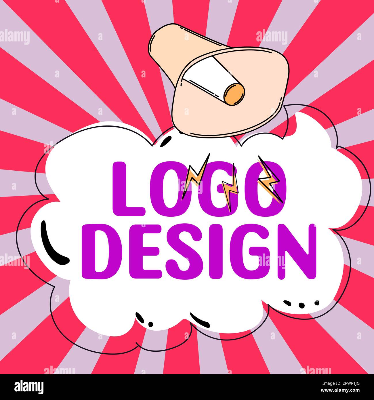 Sign displaying Logo Design, Concept meaning a graphic representation ...