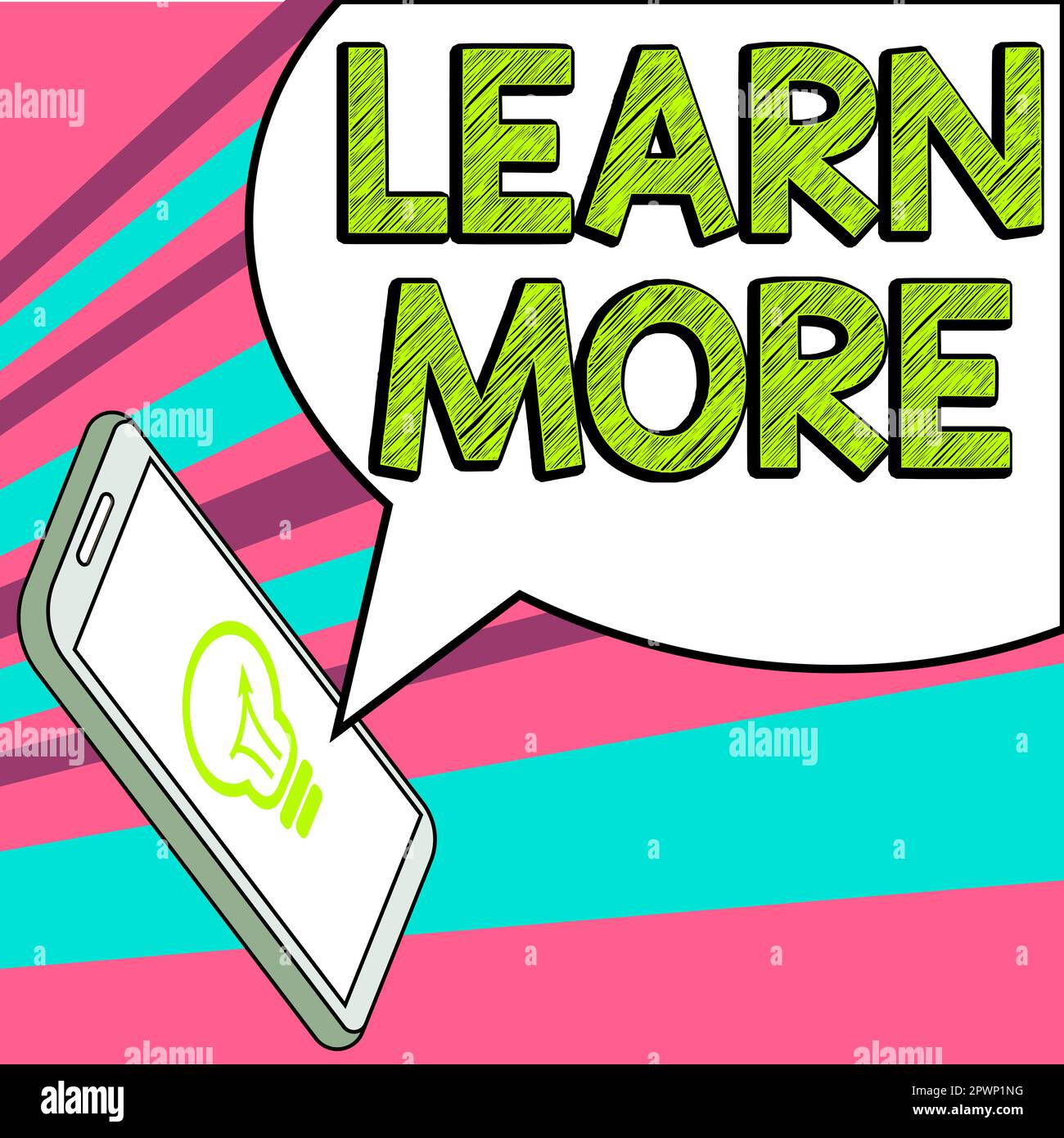 Sign displaying Learn More, Internet Concept Deepen knowledge of the ...