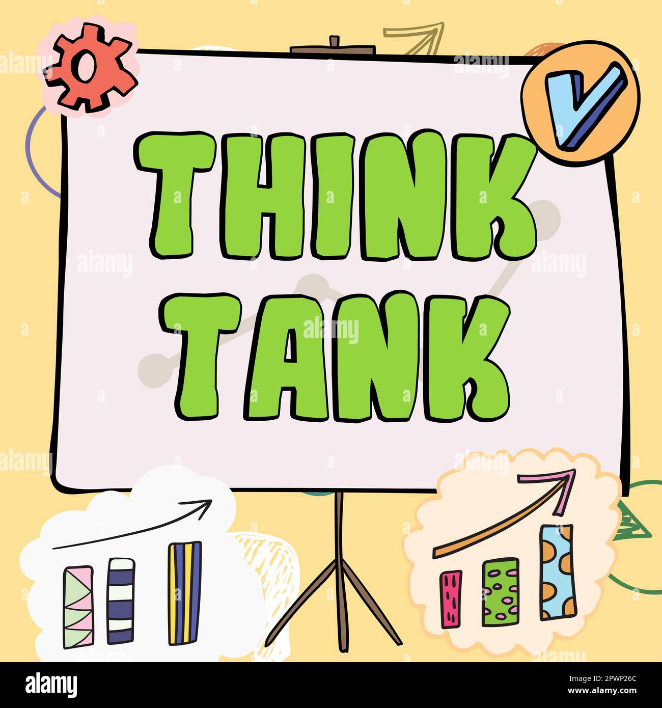Sign displaying Think Tank, Business idea Thinking of Innovative ...