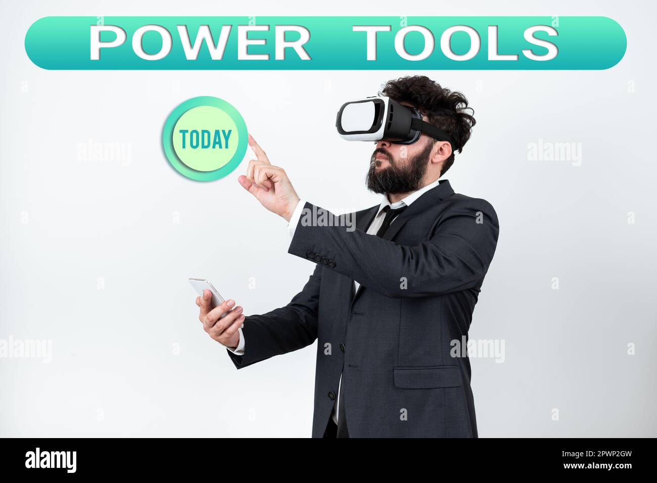 Conceptual caption Power Tools, Conceptual photo tool that is actuated ...
