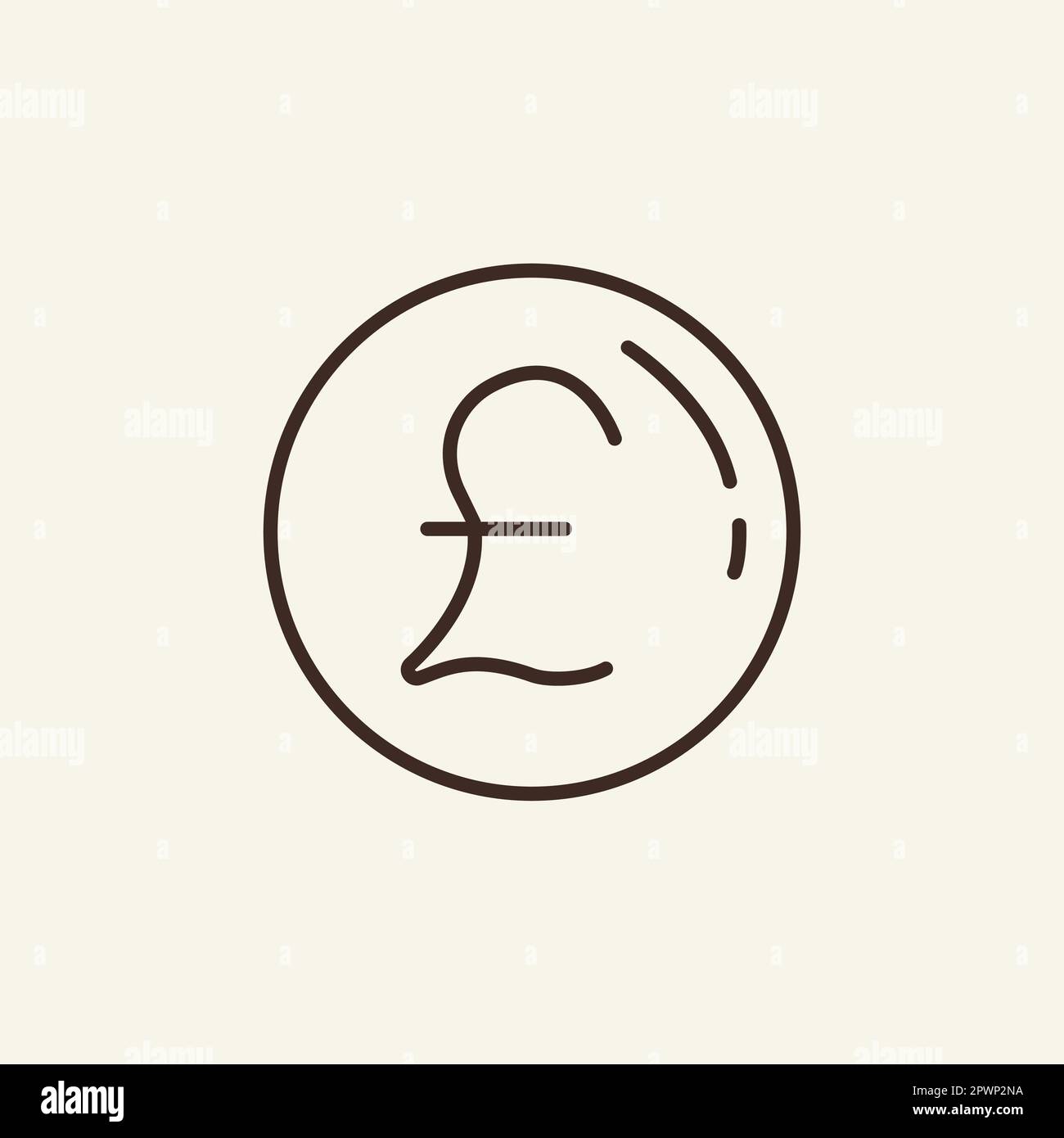 Pound sign line icon Stock Vector Image & Art - Alamy
