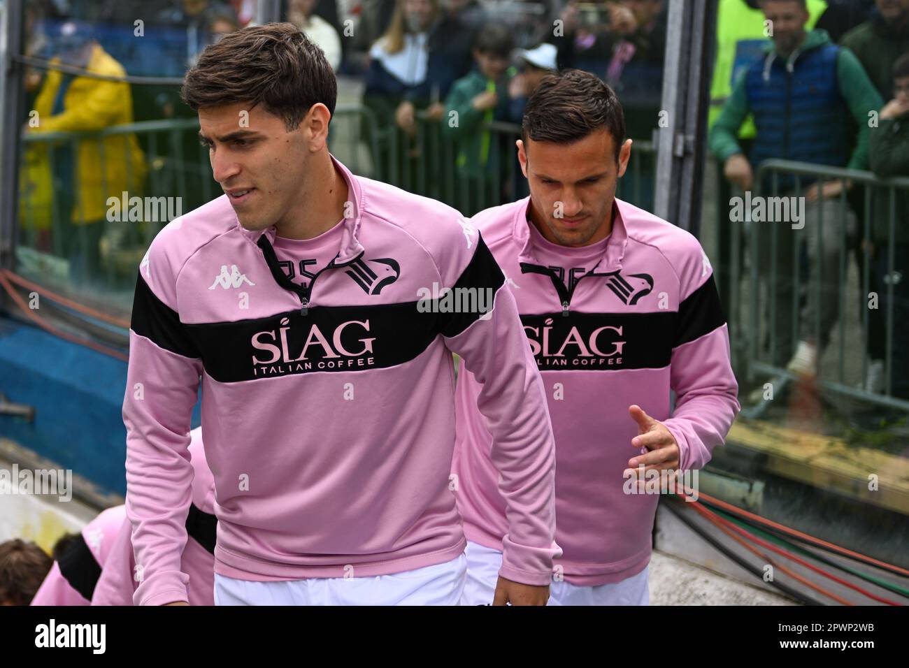 Como, Italy. 01st May, 2023. Palermoâ€™s Alessio Buttaro portrait ...