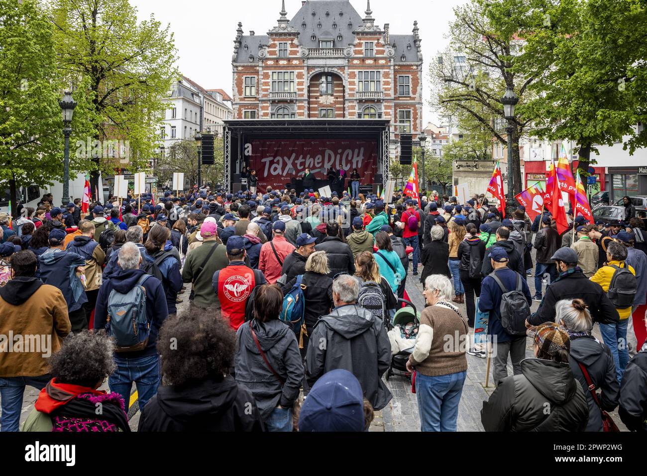 Brussels, Belgium. 01st May, 2023. Illustration picture shows an action ...