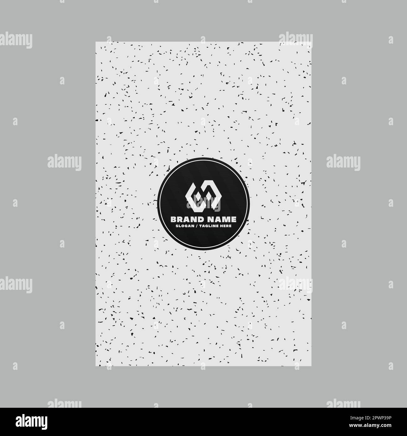 Modern poster with gritty texture style. Editable, resizable, EPS 10 ...