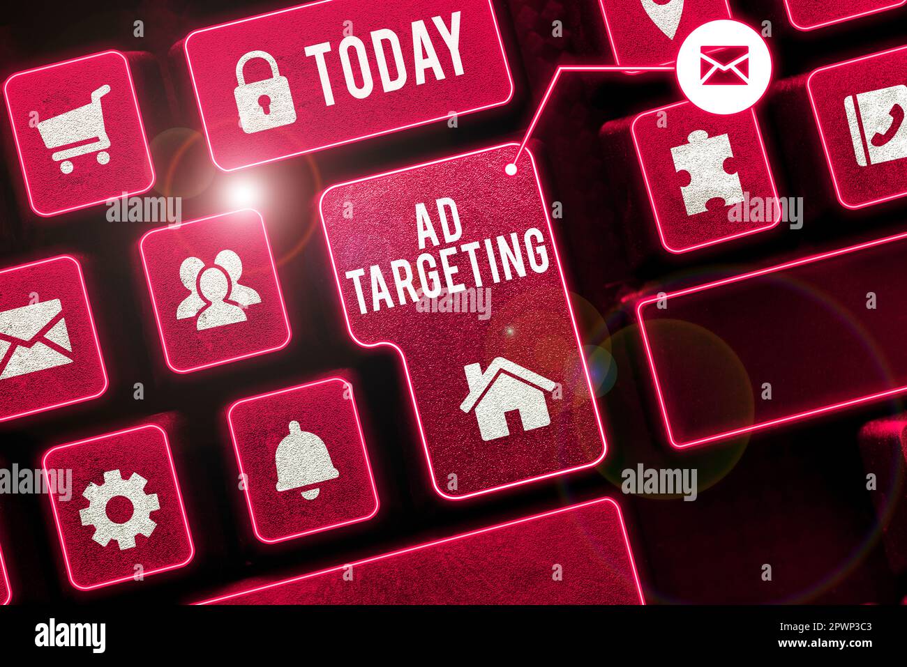 Inspiration showing sign Ad Targeting, Business showcase target the ...