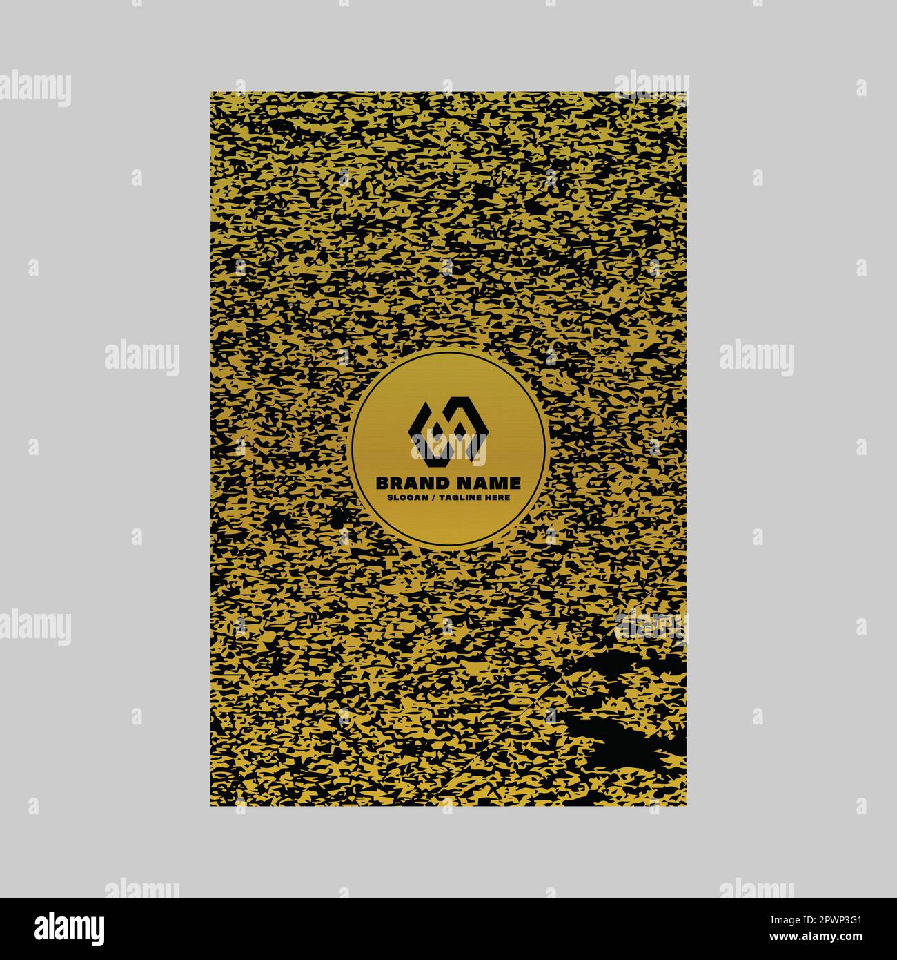 Modern poster with grain texture style. Editable, resizable, EPS 10 ...