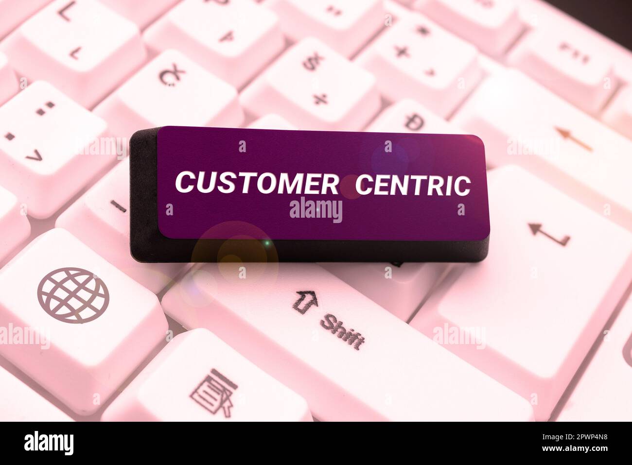 Conceptual display Customer Centric, Business overview process of ...