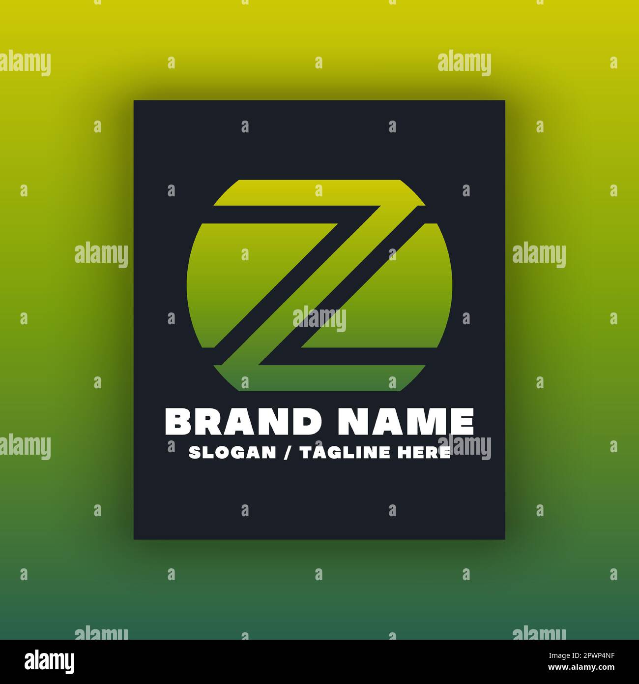 Letter Z logo design template. Editable, resizable, vector illustration ...