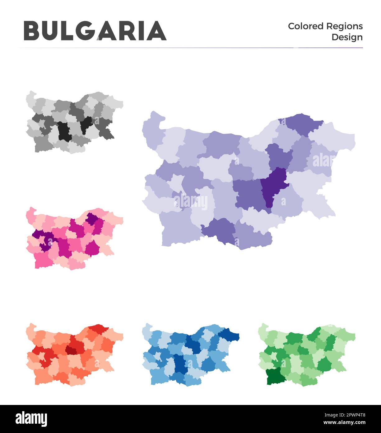 Bulgaria map collection. Borders of Bulgaria for your infographic ...
