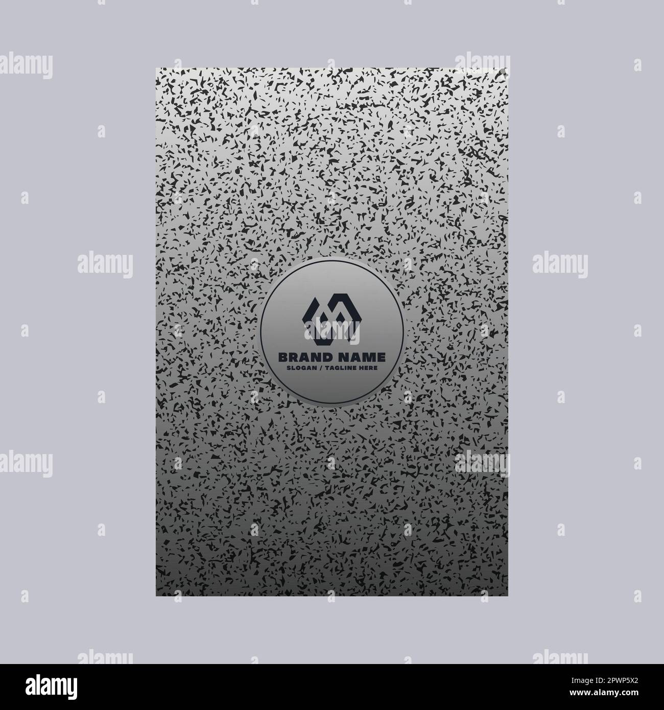 Modern poster with gritty texture style. Editable, resizable, EPS 10 ...