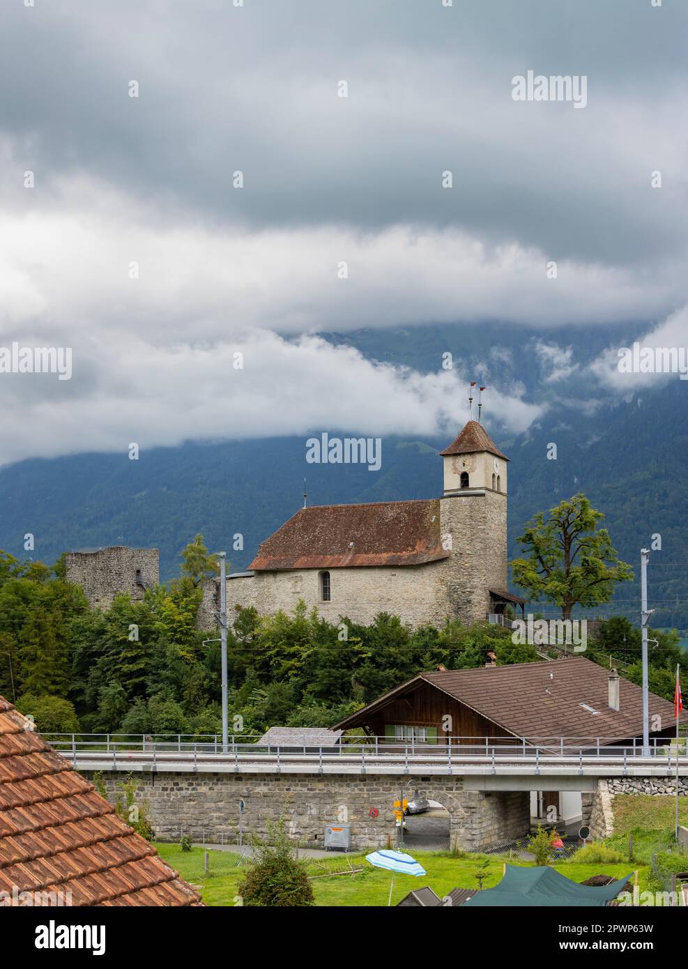 church in Ringgenberg near Interlaken, Switzerland Stock Photo - Alamy