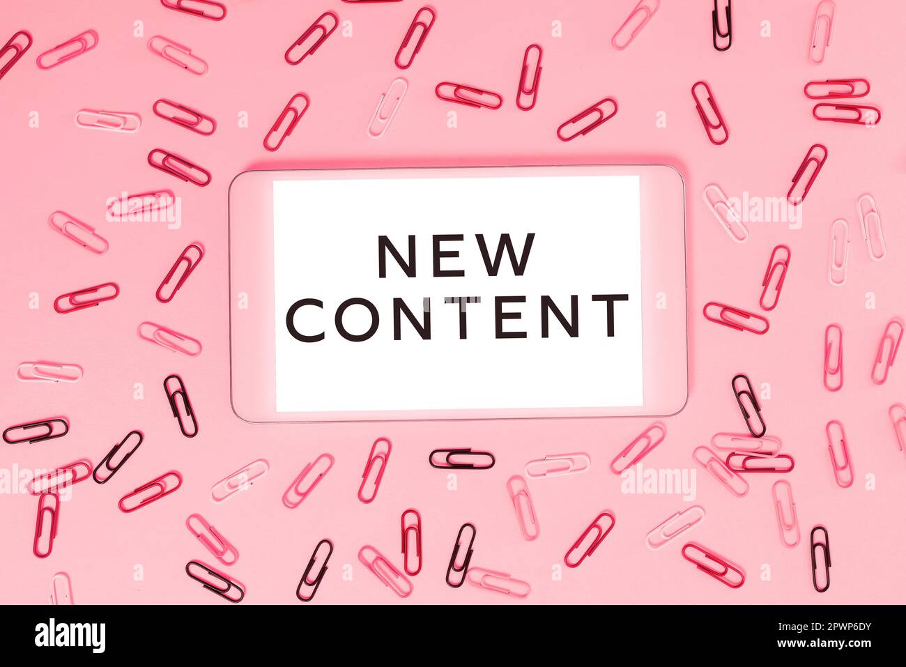 Inspiration showing sign New Content, Business showcase fresh valuable ...