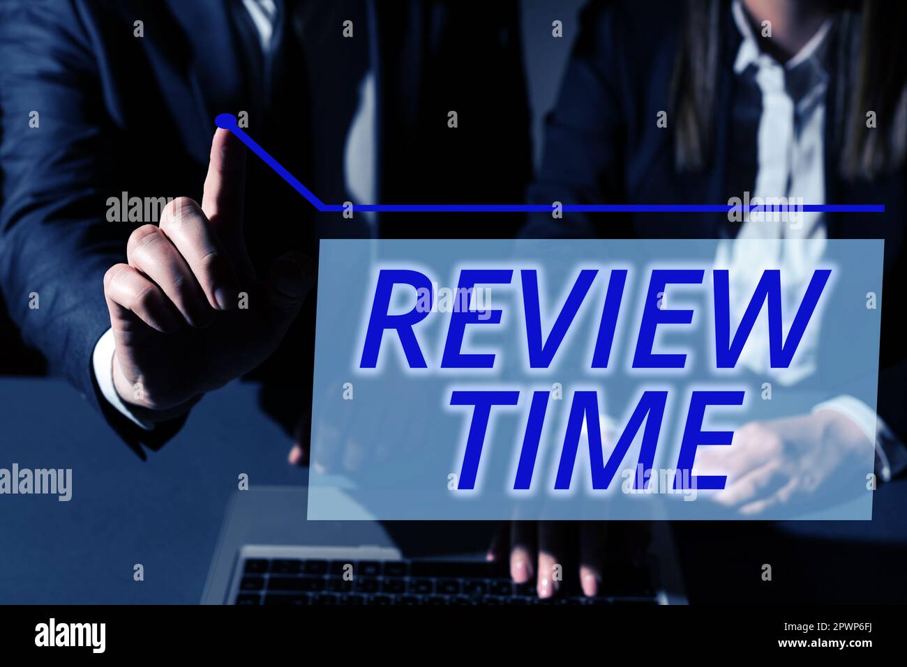 Handwriting text Review Time, Business concept situation or system its ...