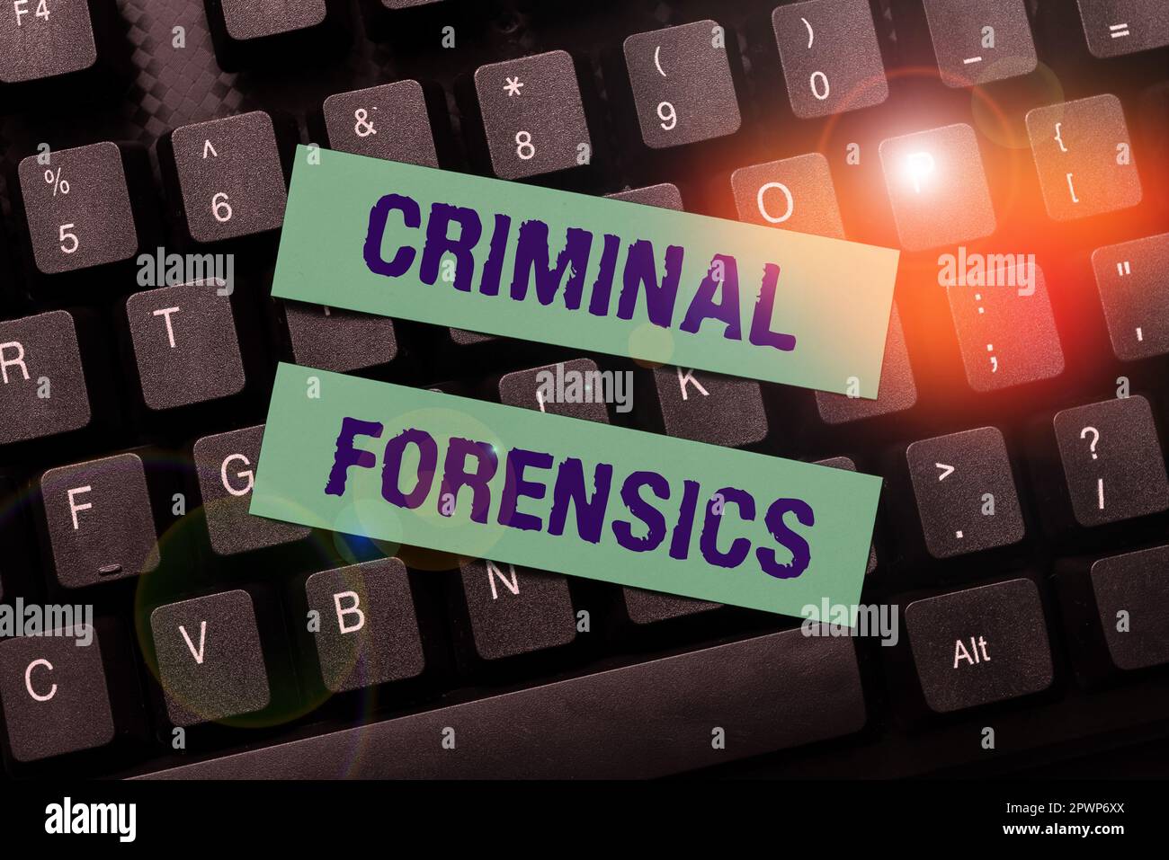Conceptual caption Criminal Forensics, Business idea Federal Offense actions Illegal Activities ...