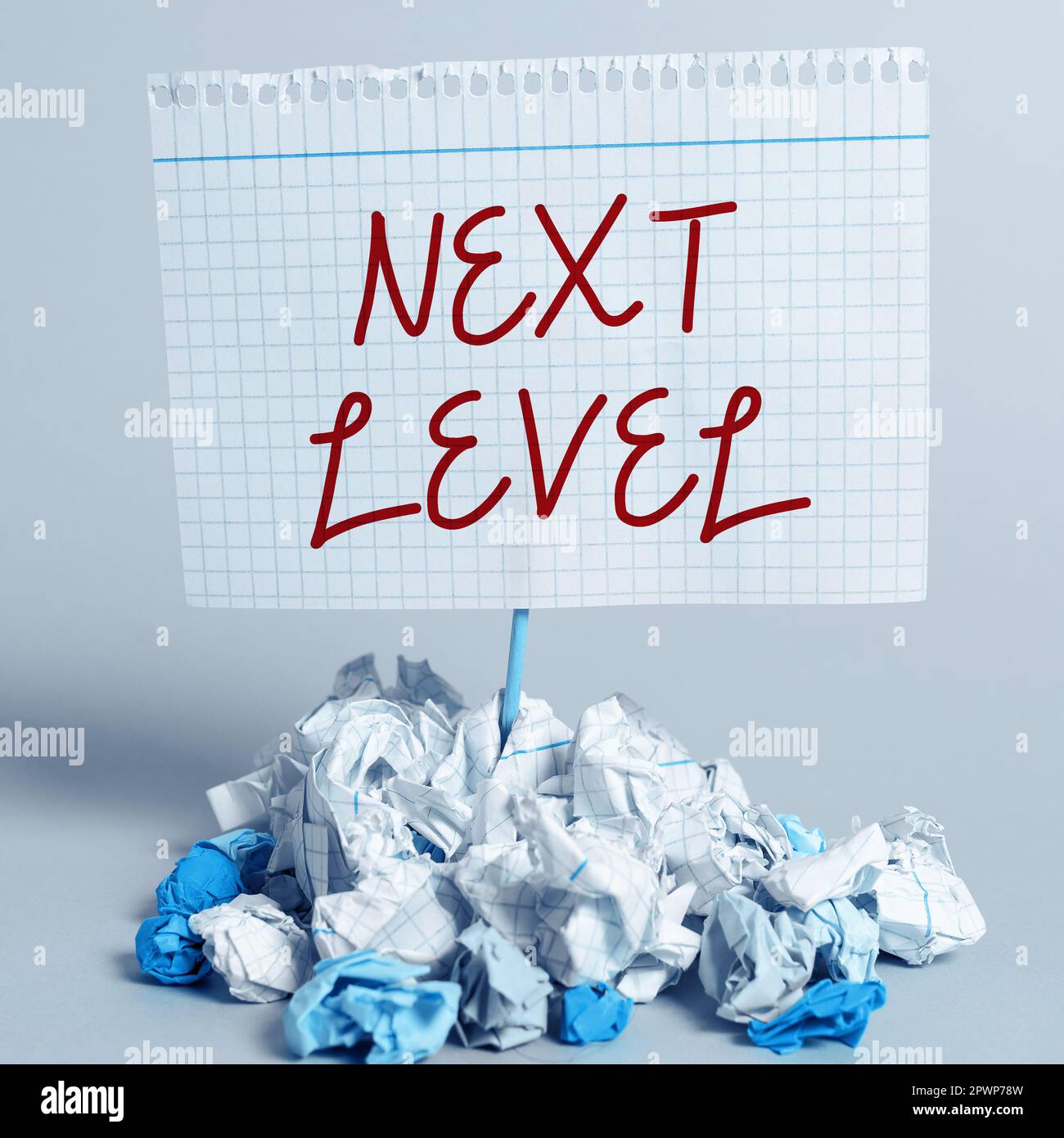 Conceptual display Next Level, Word for having more than one floor and ...