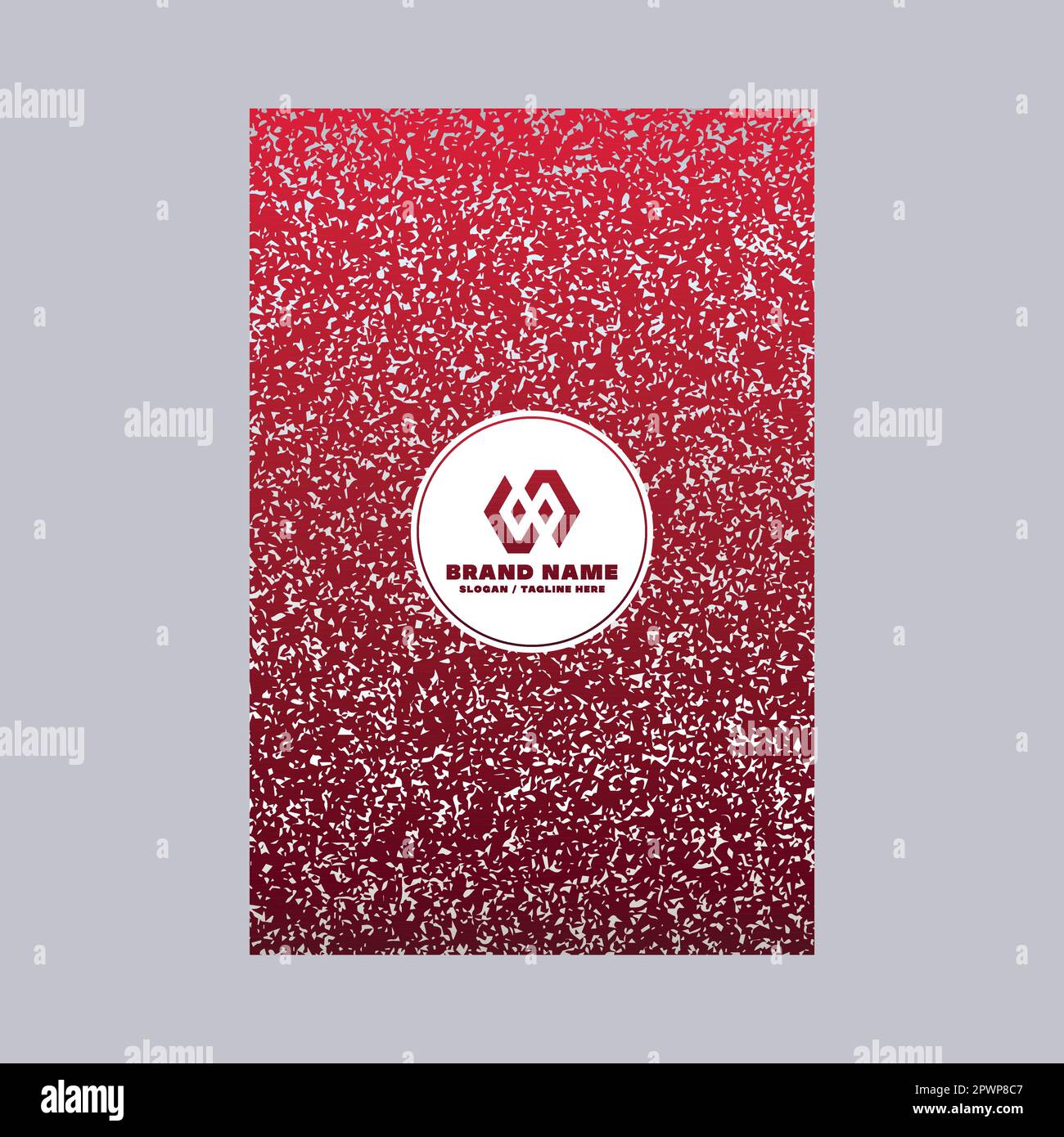 Modern poster with gritty texture style. Editable, resizable, EPS 10 ...