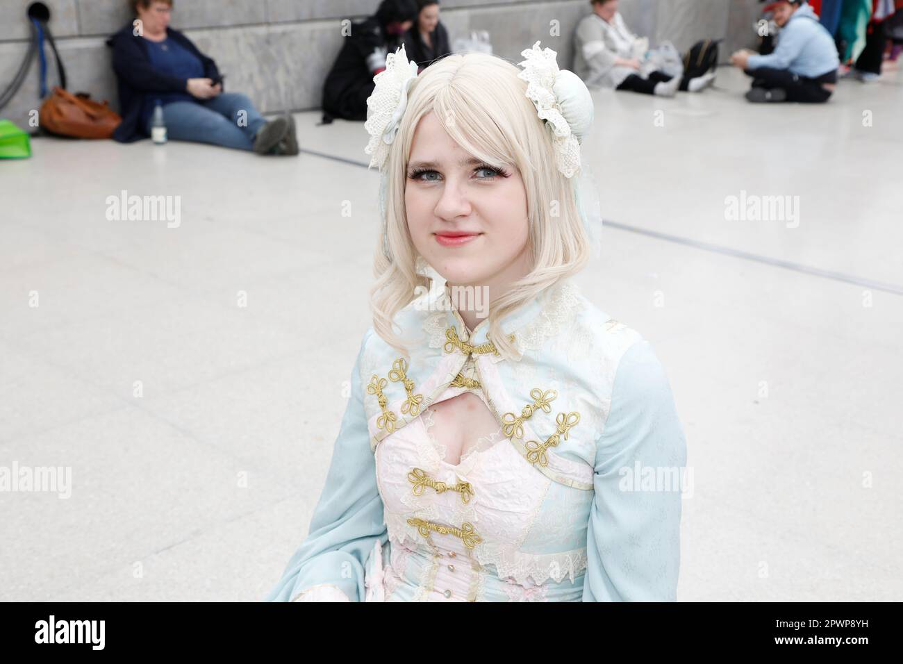 Cosplayer bei der Manga-Comic-Con auf der Leipziger Buchmesse 2023 ...