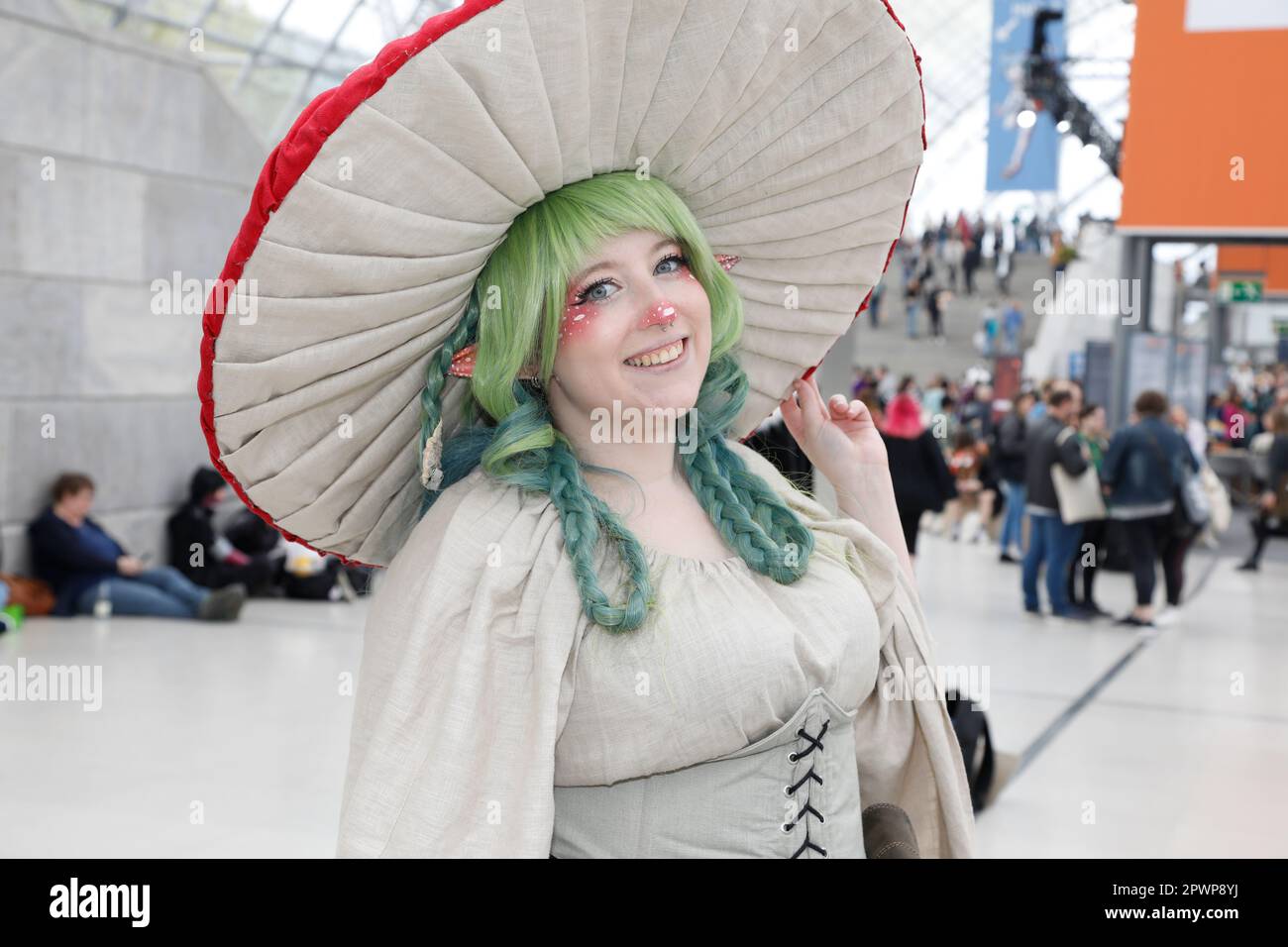 Cosplayer bei der Manga-Comic-Con auf der Leipziger Buchmesse 2023 ...