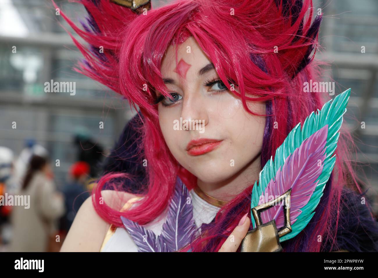 Cosplayer bei der Manga-Comic-Con auf der Leipziger Buchmesse 2023 ...