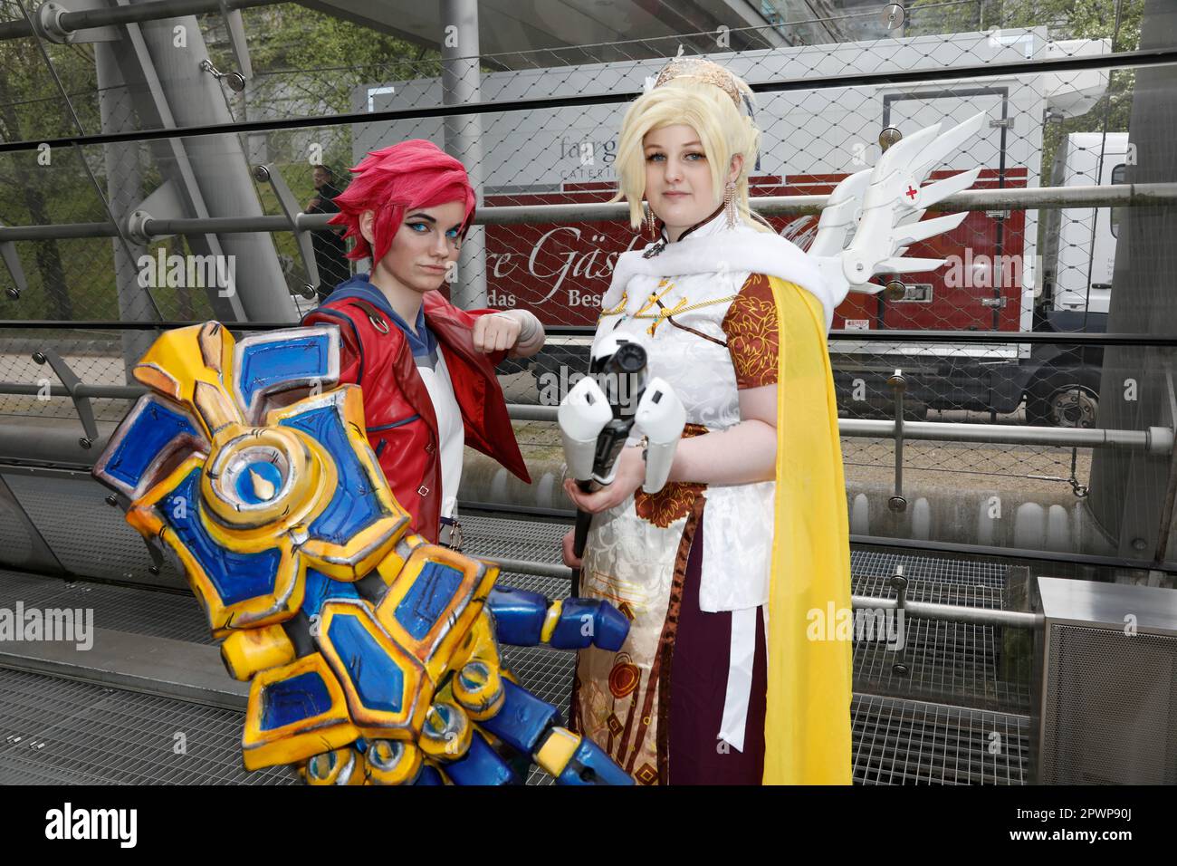 Cosplayer bei der Manga-Comic-Con auf der Leipziger Buchmesse 2023 ...