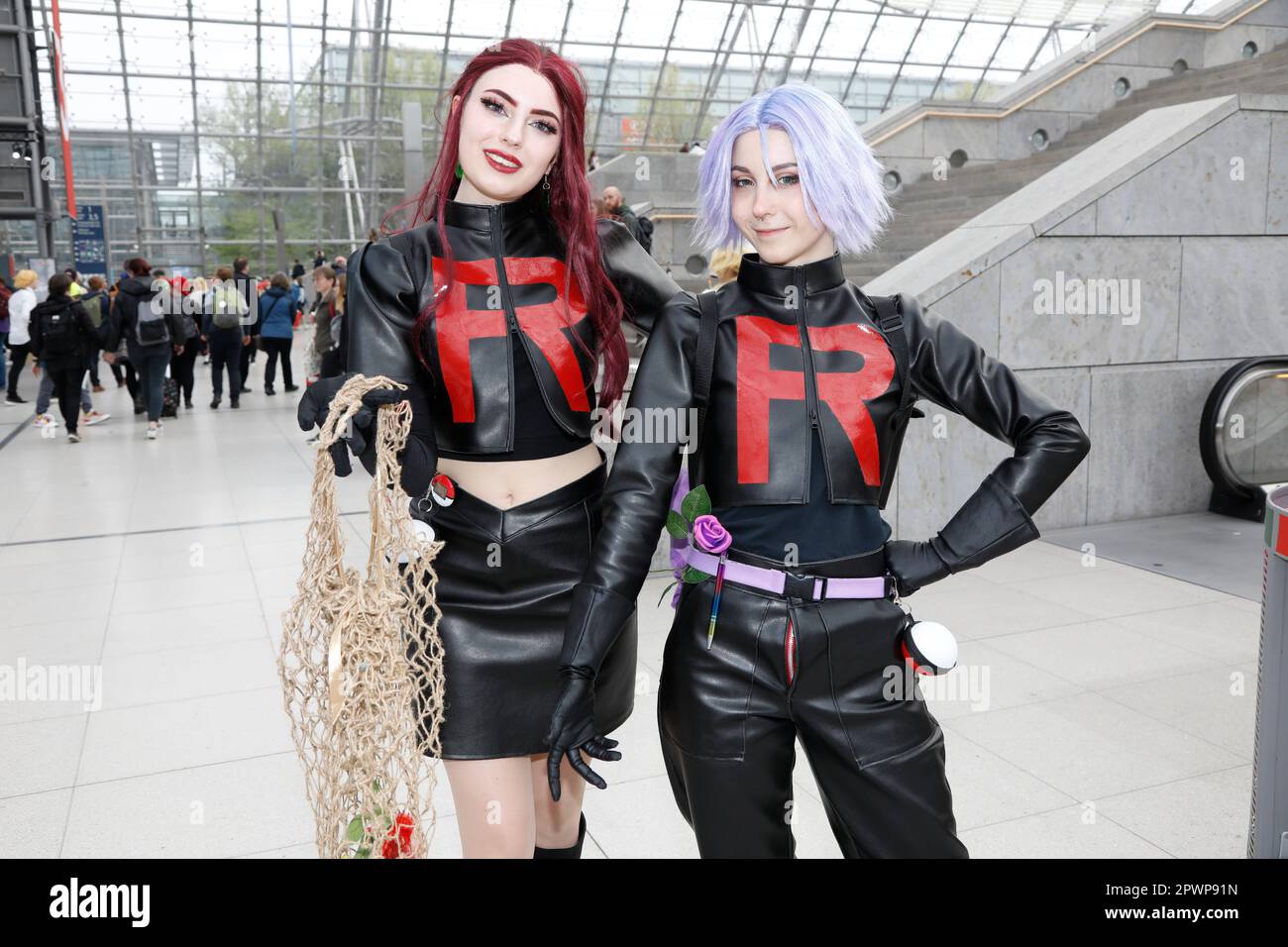 Cosplayer bei der Manga-Comic-Con auf der Leipziger Buchmesse 2023 ...