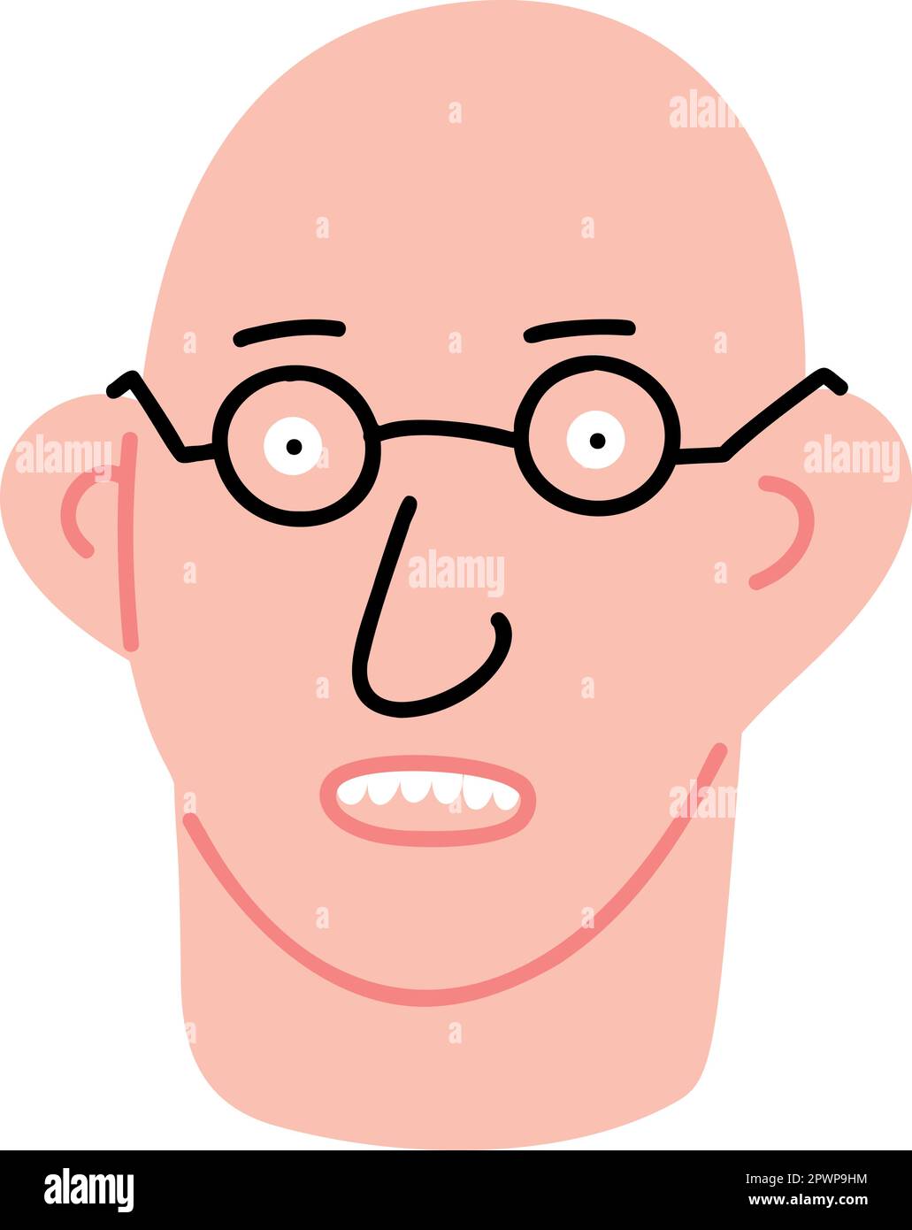 Sarcastic smile person Stock Vector Images - Alamy
