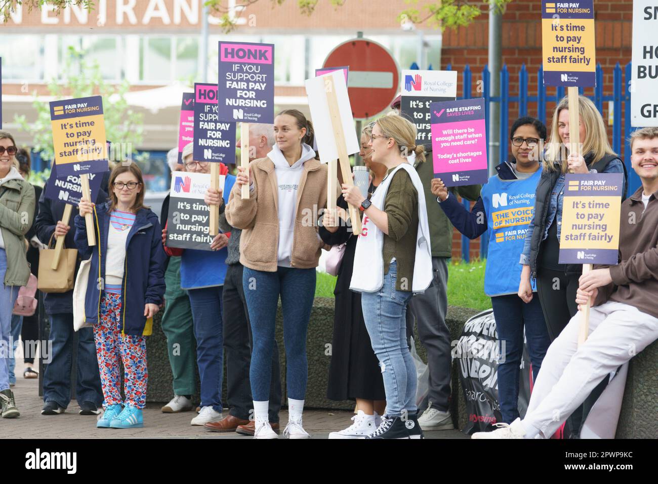 York, UK. May 1st 2023, York Hospital, Nth Yorkshire. Despite ...
