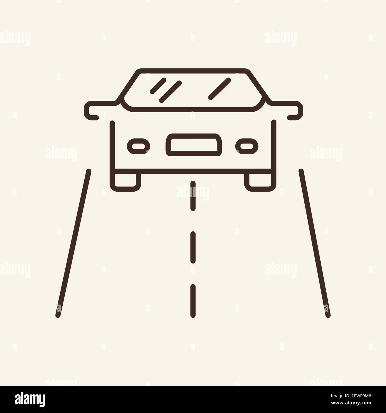 Road line icon Stock Vector Image & Art - Alamy