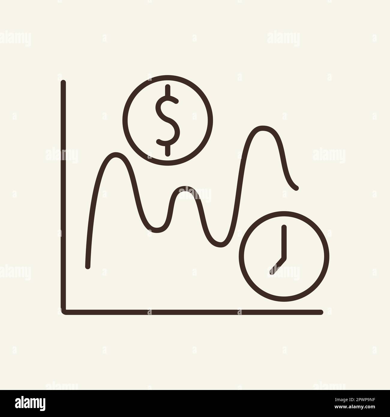 Yield curve line icon Stock Vector Image & Art - Alamy