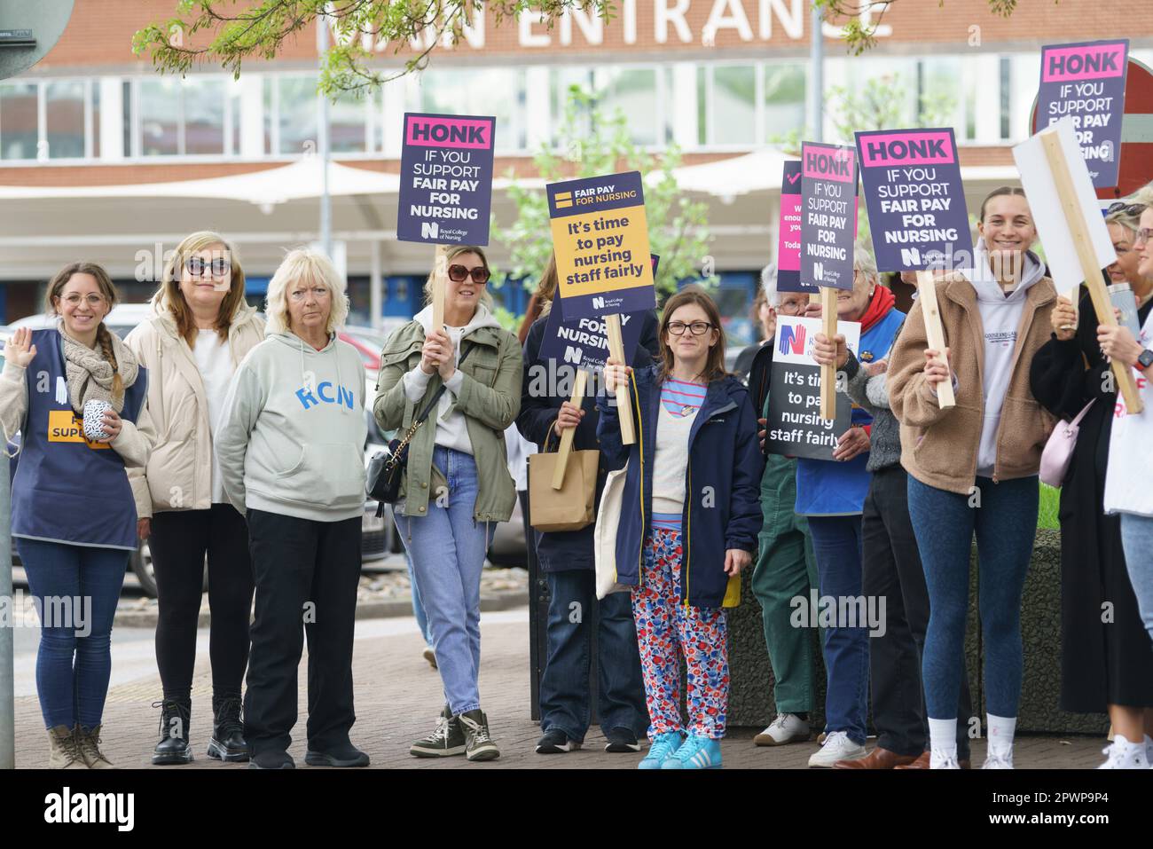 York, UK. May 1st 2023, York Hospital, Nth Yorkshire. Despite ...