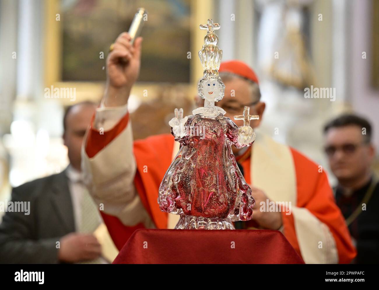 Cardinal Dominic Duka blessed the glass Kunratice Jesuit, created by ...