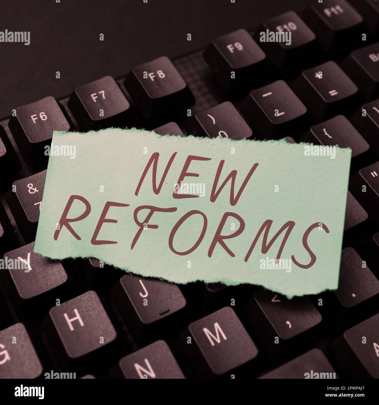 Conceptual display New Reforms, Internet Concept to amend or improve by ...