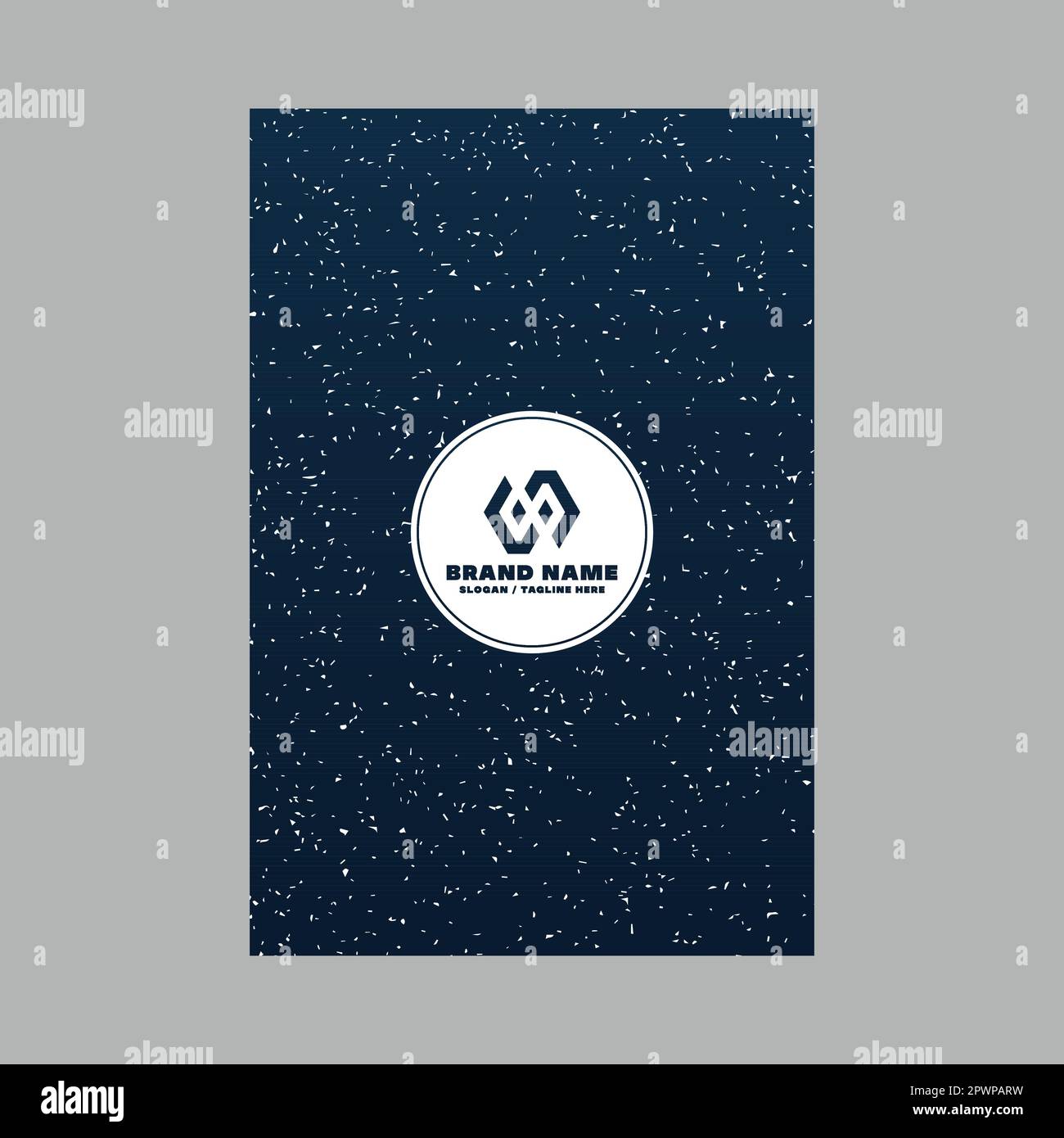 Modern poster with gritty texture style. Editable, resizable, EPS 10 ...