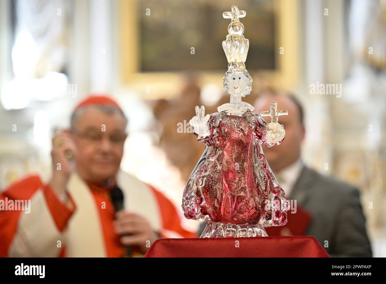 Cardinal Dominic Duka blessed the glass Kunratice Jesuit, created by ...