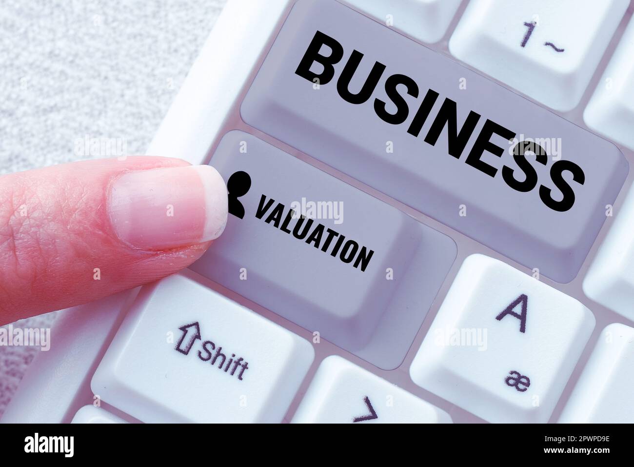 Conceptual caption Business Valuation, Word for determining the ...