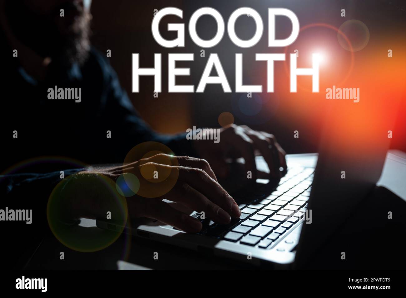 Hand writing sign Good Health, Conceptual photo state of being vigorous ...