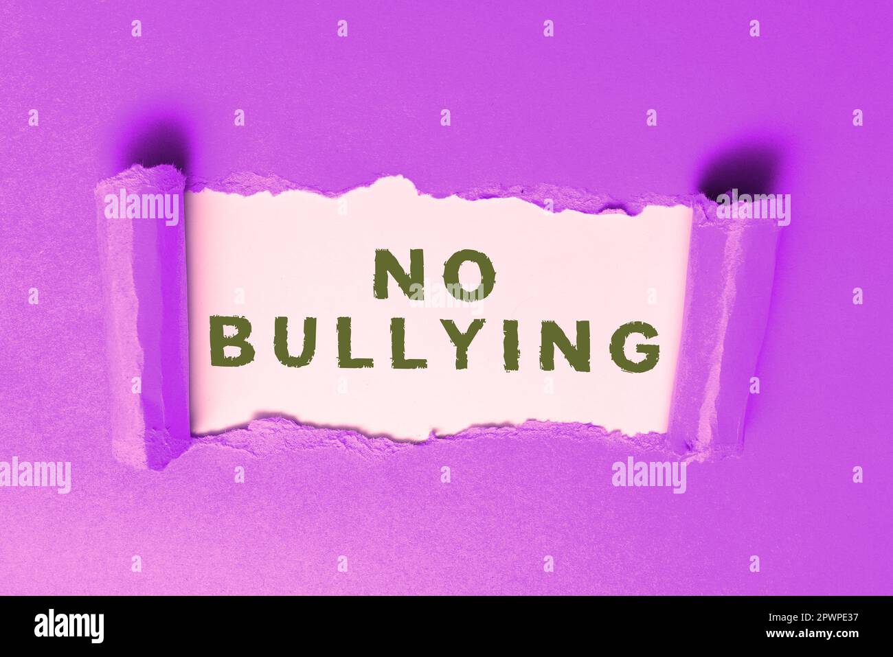 Inspiration showing sign No Bullying, Business concept stop aggressive ...