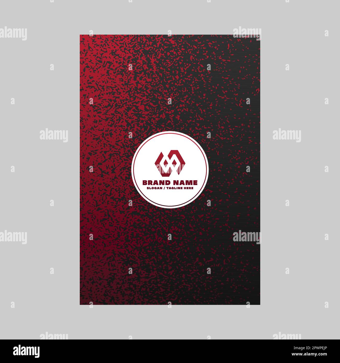 Modern poster with grain texture style. Editable, resizable, EPS 10 ...