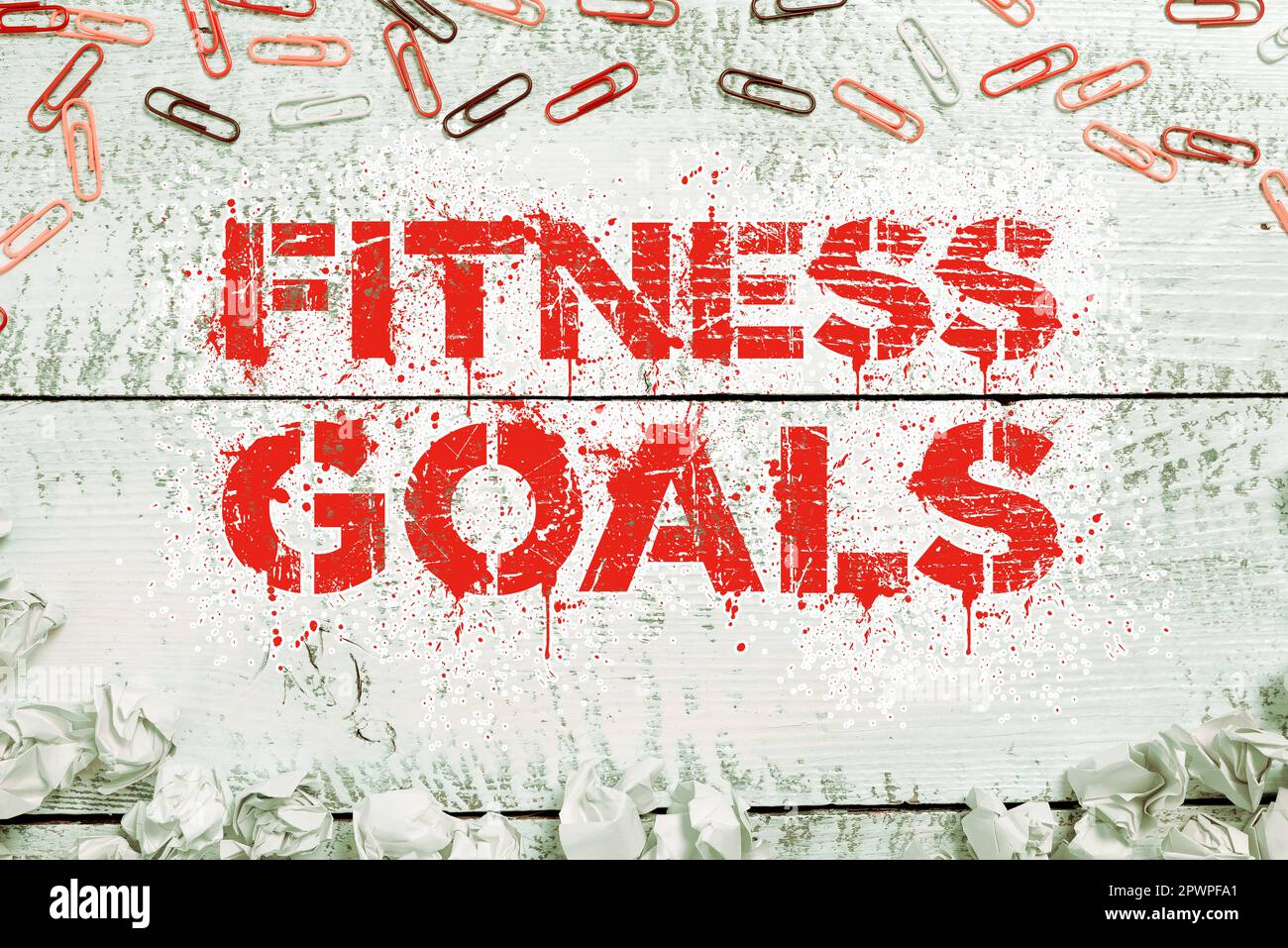 Inspiration showing sign Fitness Goals, Conceptual photo Loose fat ...