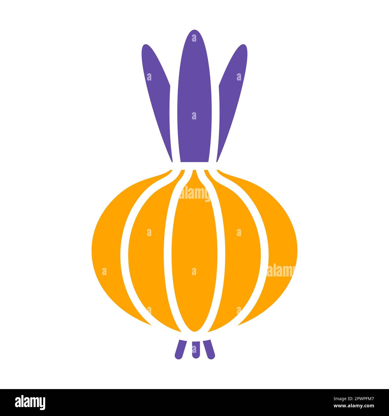 Onion isolated design vector glyph icon. Vegetable sign. Graph symbol ...
