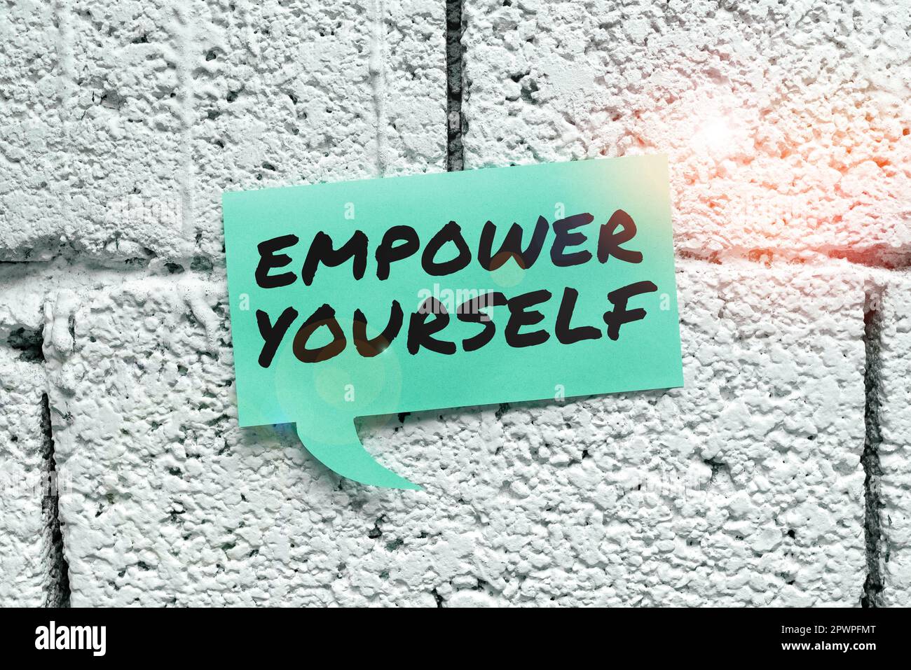 Inspiration showing sign Empower Yourself, Word Written on taking ...