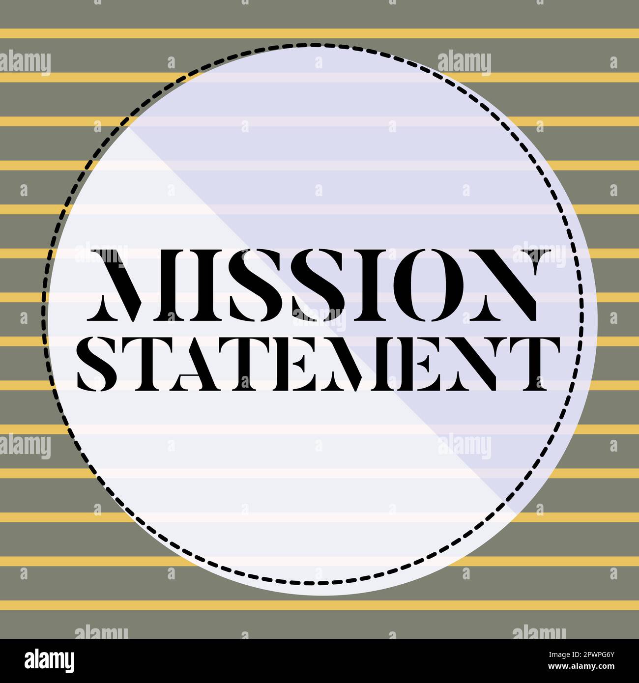Handwriting text Mission Statement, Word for Formal summary of the aims ...