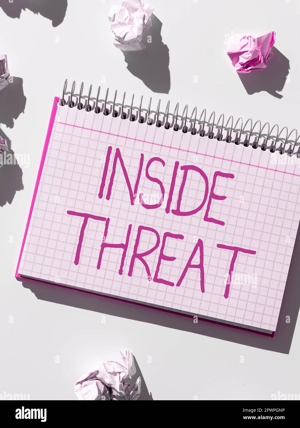 Inspiration showing sign Inside Threat, Business showcase Information ...